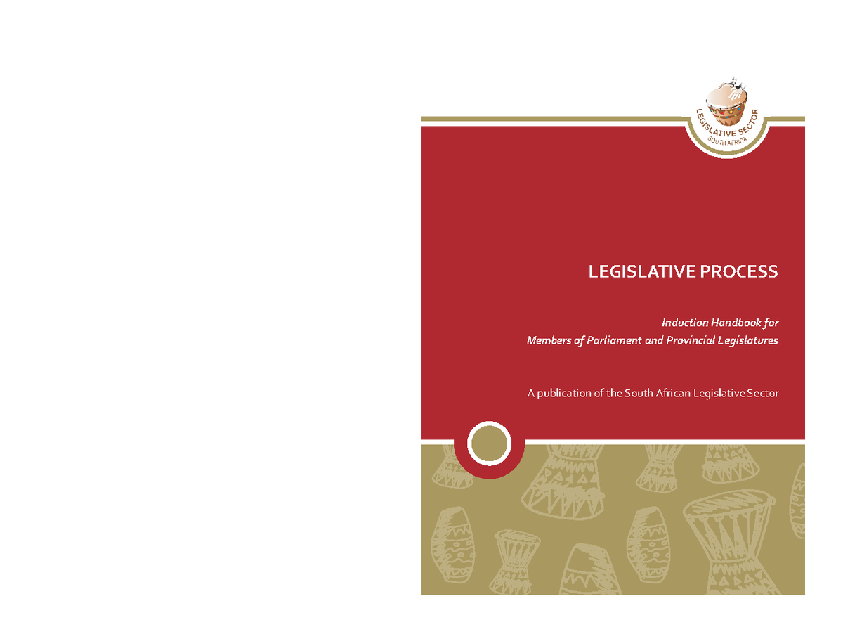 ENFL Legislative Process - Induction Handbook for Members of Parliament ...