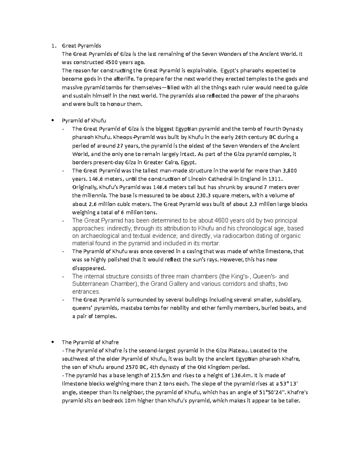 Three Great Pyramid - ĐỀ CƯƠNG ÔN TẬP PHẦN 3 KIM TỰ THÁP :) - Great ...