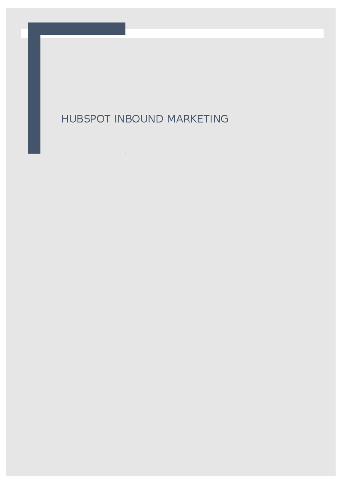Answers Hubspot Inbound Marketing - HUBSPOT INBOUND MARKETING All of ...