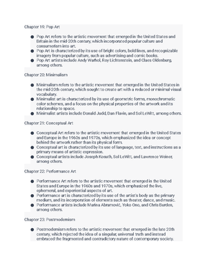 History of Art - Chapter 1: Prehistoric Art Prehistoric art refers to ...