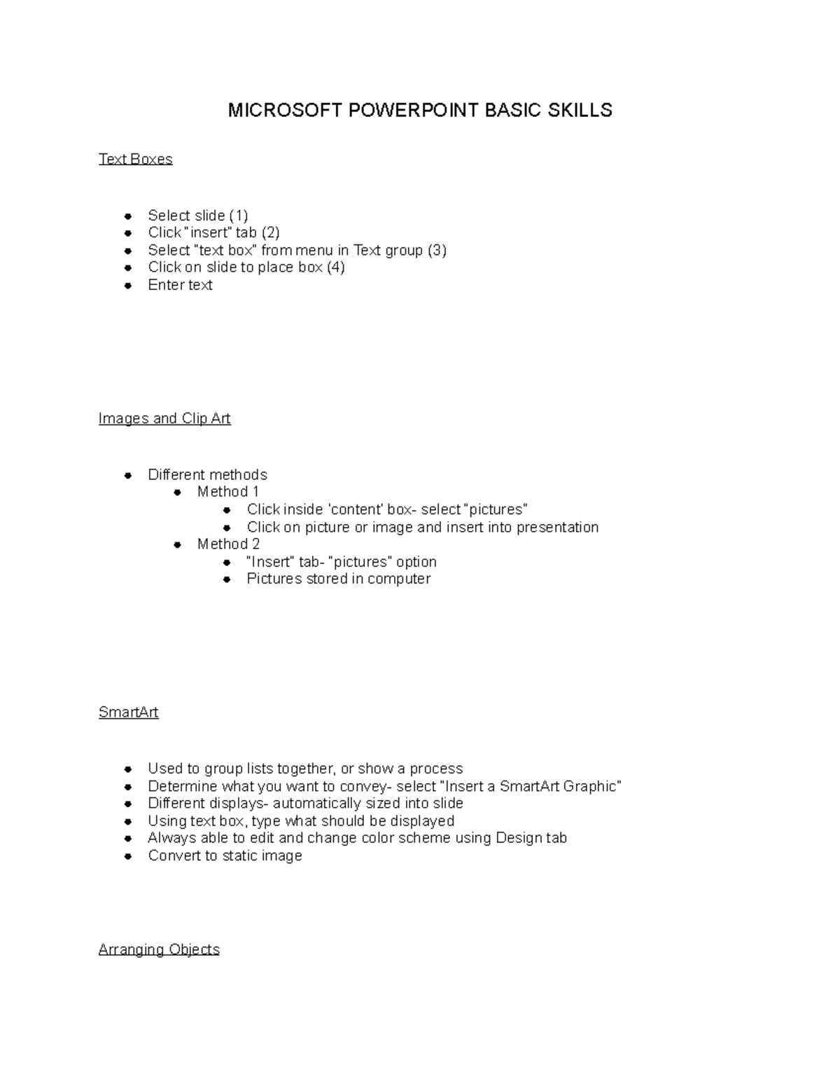 Computer Applications Notes 18 Microsoft Power Point Basic Skills Part 2 Microsoft Powerpoint 3184