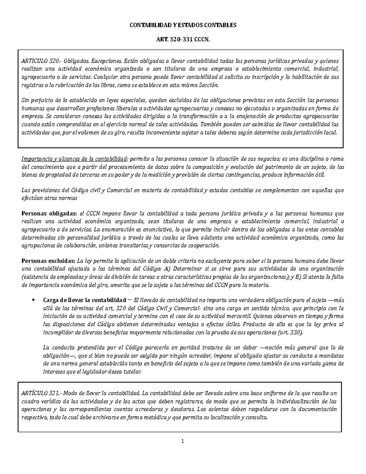 Contabilidad Y Estados Contables - CONTABILIDAD Y ESTADOS CONTABLES ART ...