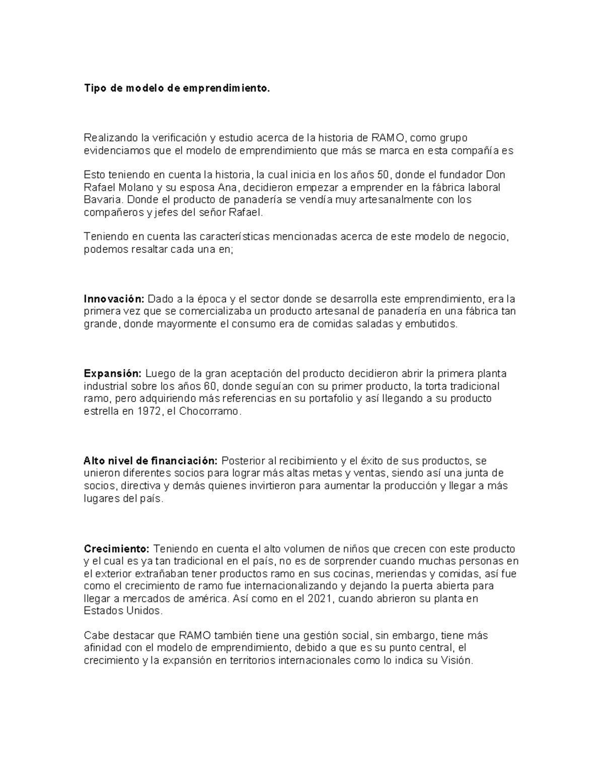Sdasdas - Modelos de emprendiento - Tipo de modelo de emprendimiento ...