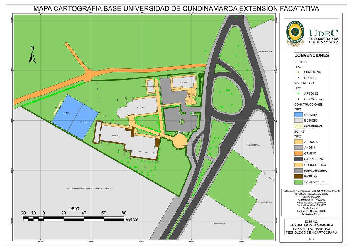 MAPA Facatativa - Mapa de la universidad