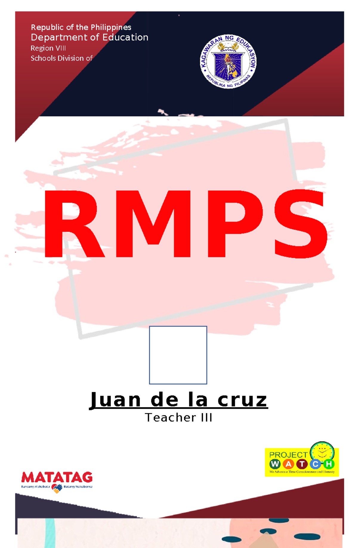 New-RPMS-Cover - RPMS cover - Republic of the Philippines Department of ...