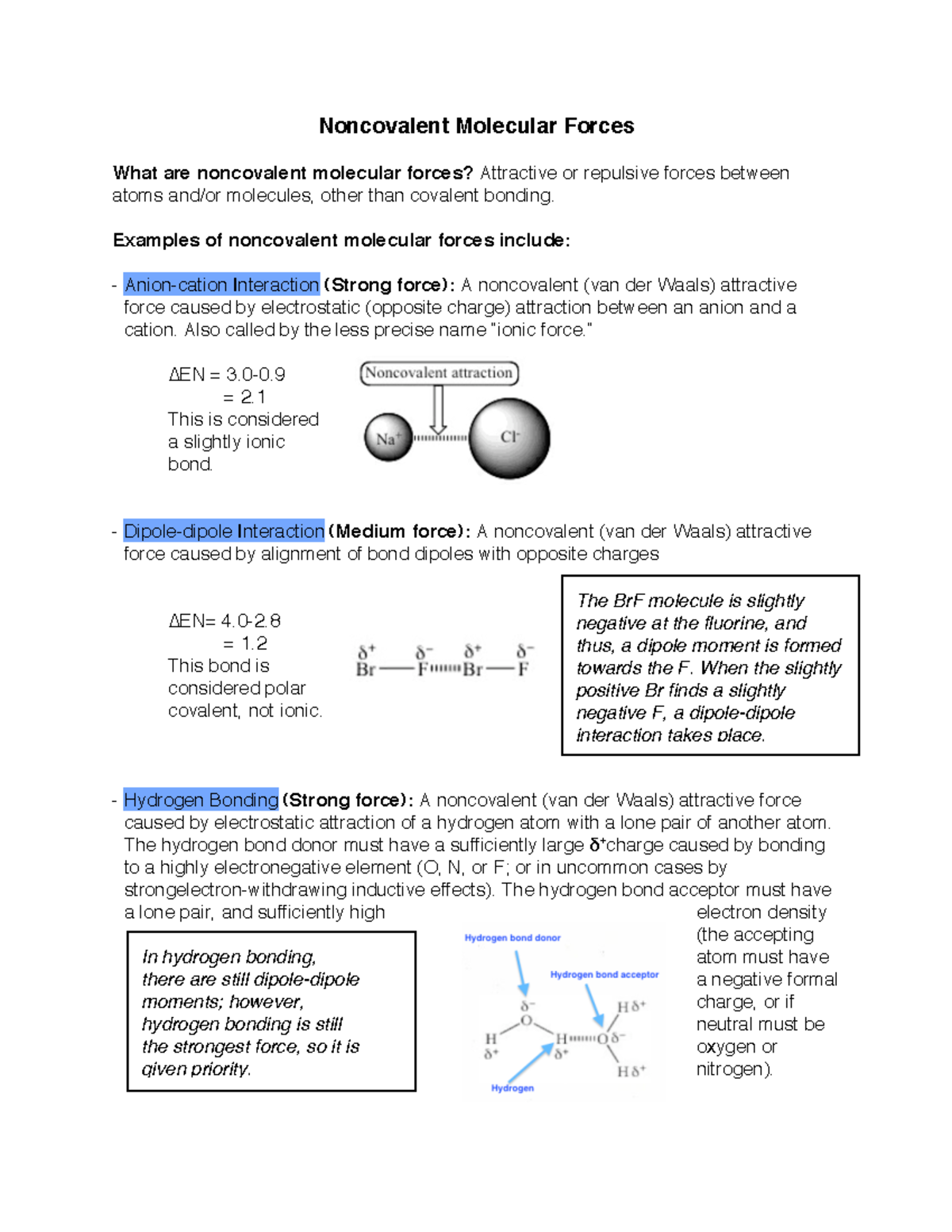 Tutorial 57 - Professor - Steven Hardinger - Noncovalent Molecular ...