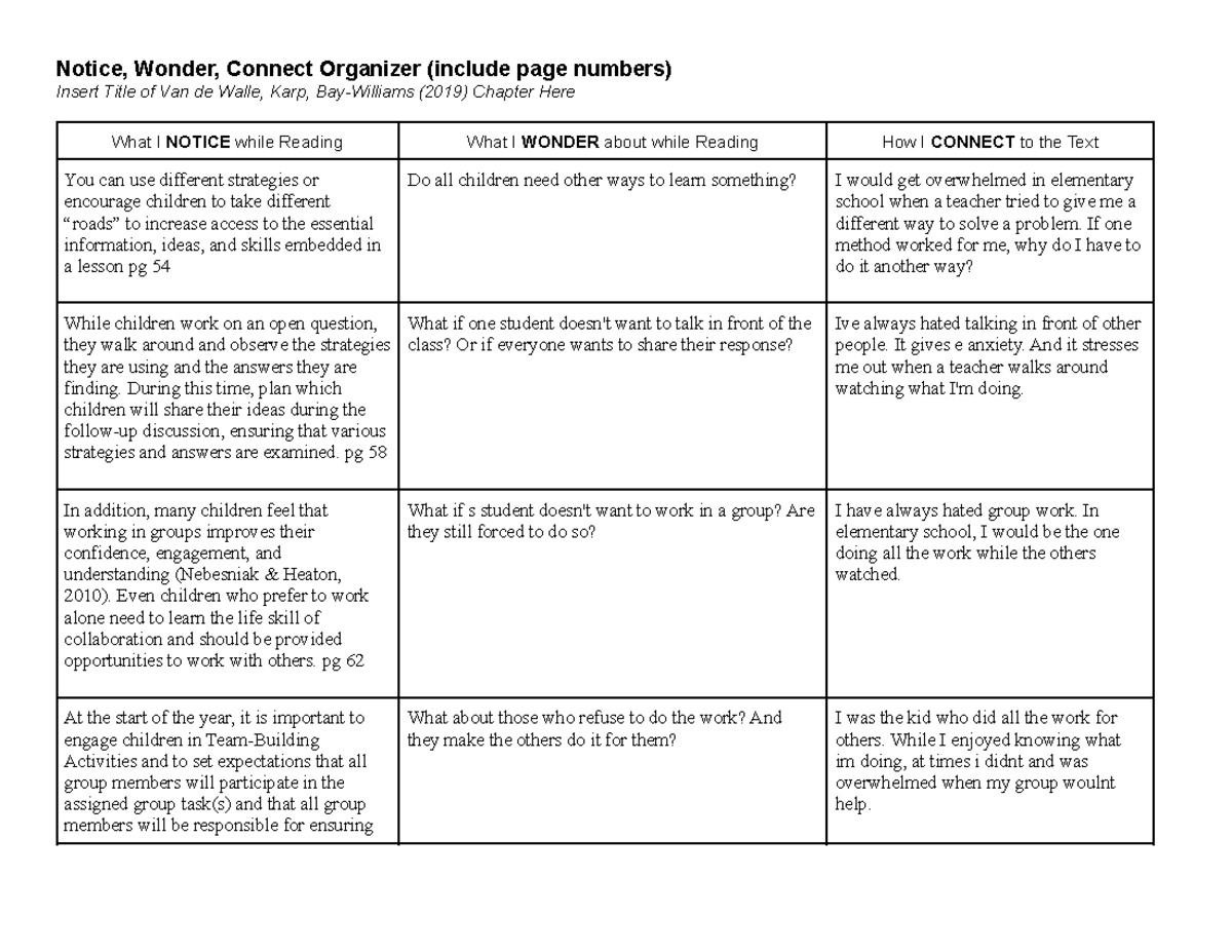 Notice Wonder Connect chapter 4 edu 216.docx - Notice, Wonder, Connect ...