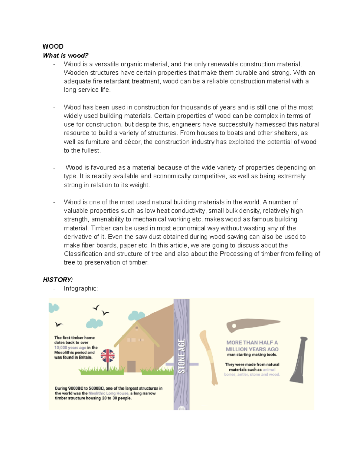 Reporting about Wood - Research - BatStateU - Studocu