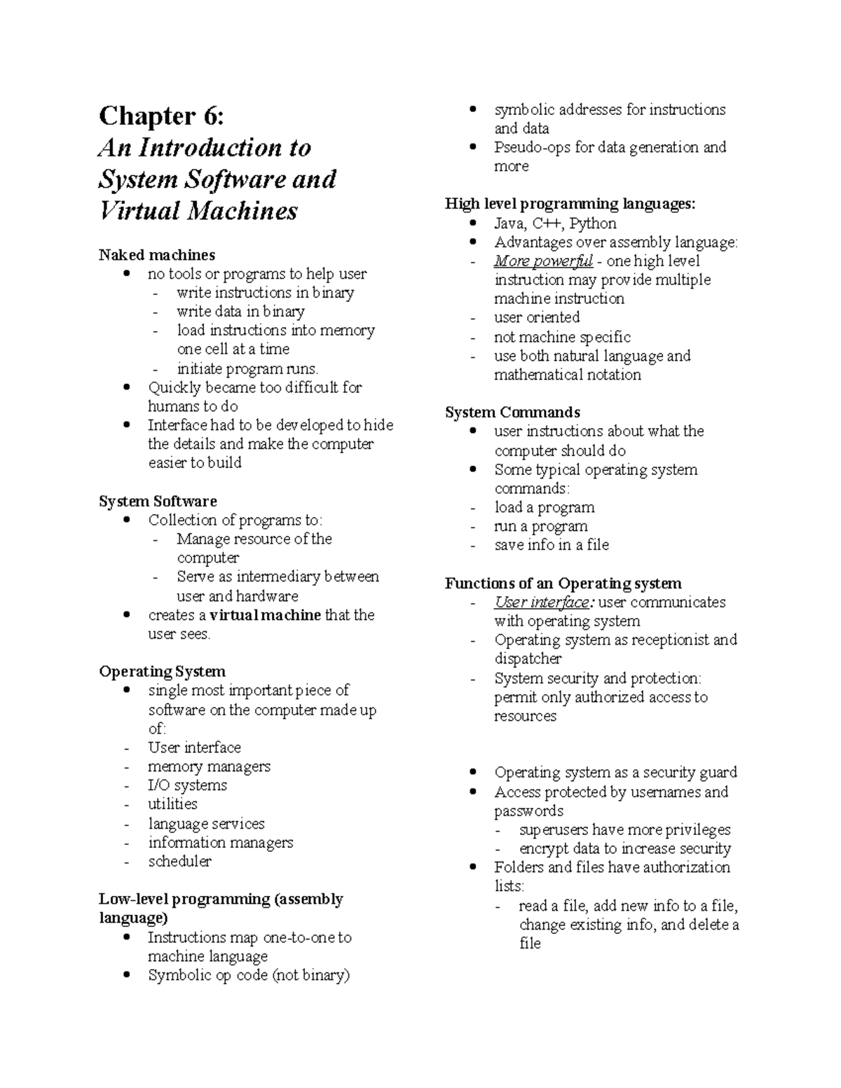 Css100 v2 - Introduction to System Software and Virtual Machines ...