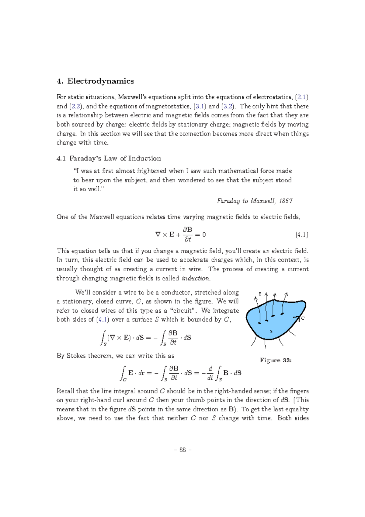 Electromagnetism 2014-2015 Lecture 3 - Electrodynamics - 4 ...