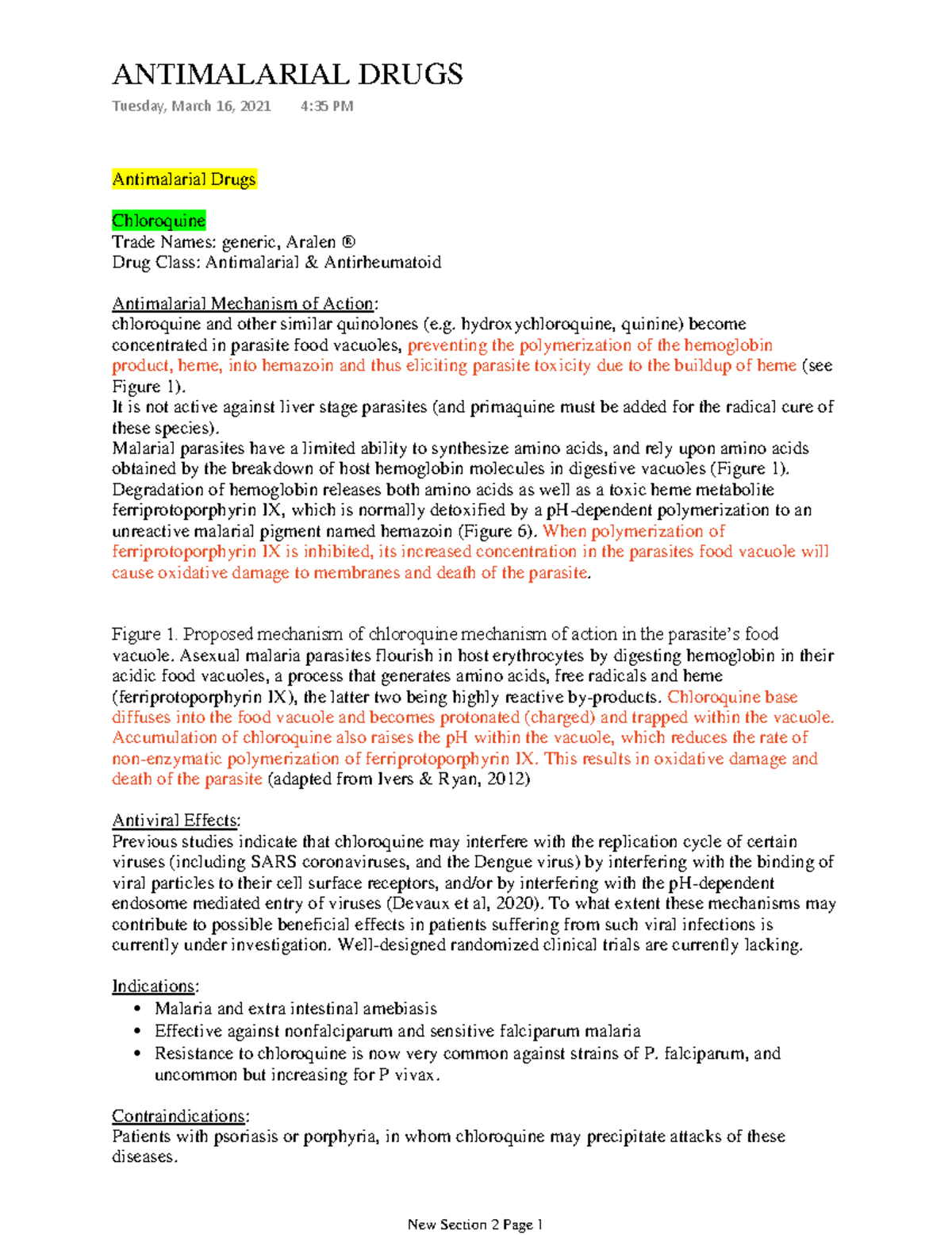 Antimalarial Drugs - Antimalarial Drugs Chloroquine Trade Names ...