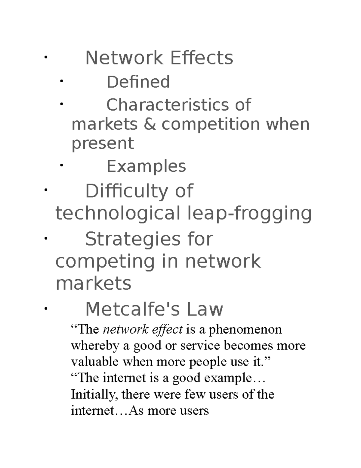 Network Effects - Prof Junaid - Network Effects Defined Characteristics ...