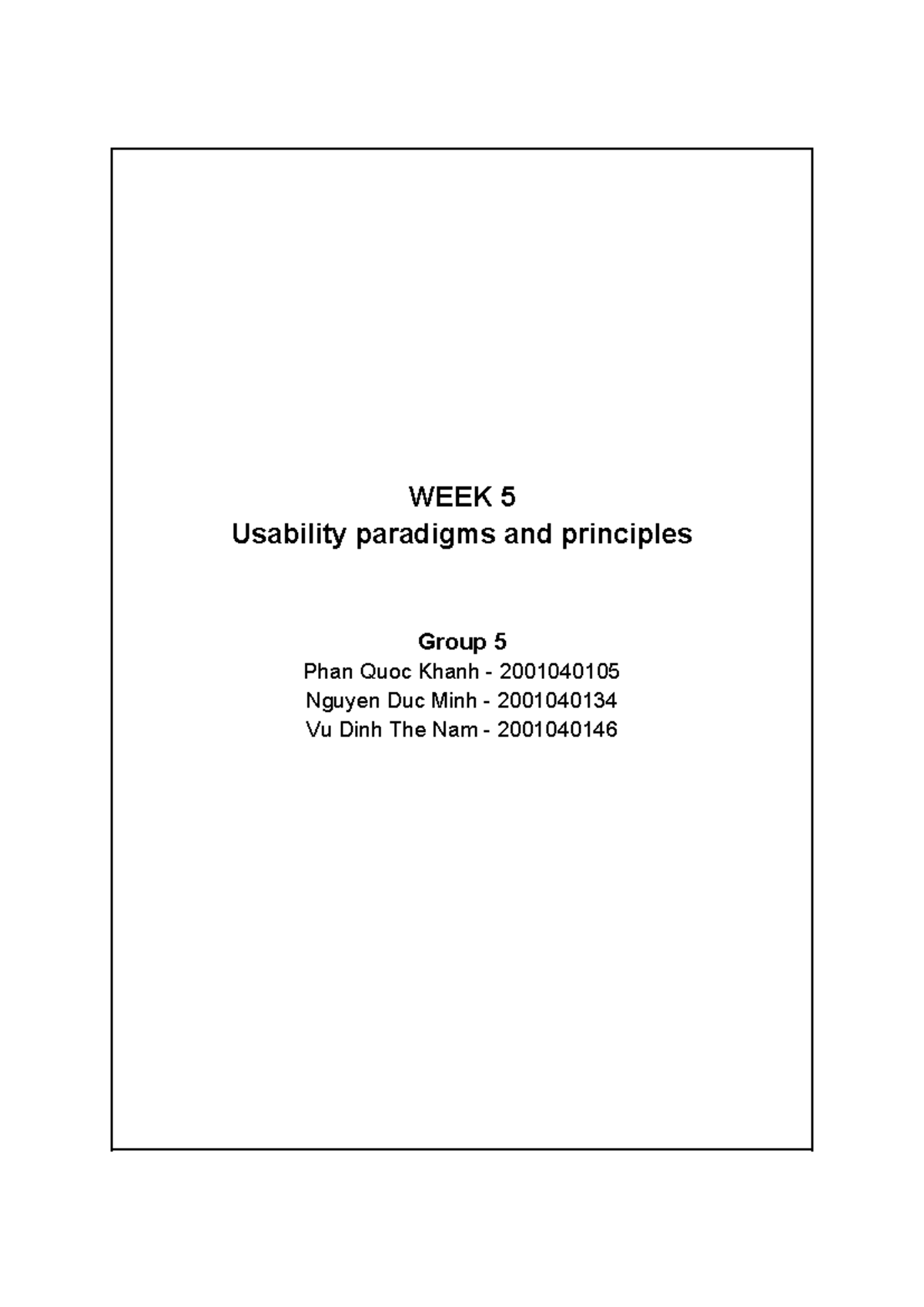 HCI - Presentation about Design Principle - Usability paradigms and ...