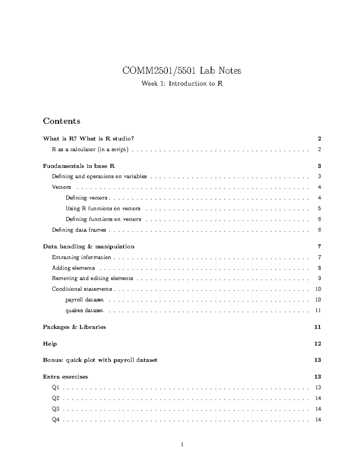 COMM2501 5501 Lab1 ...