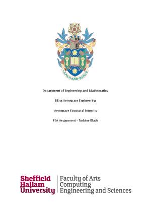 Individual FEA report for 2020 students - Design of Structures ...