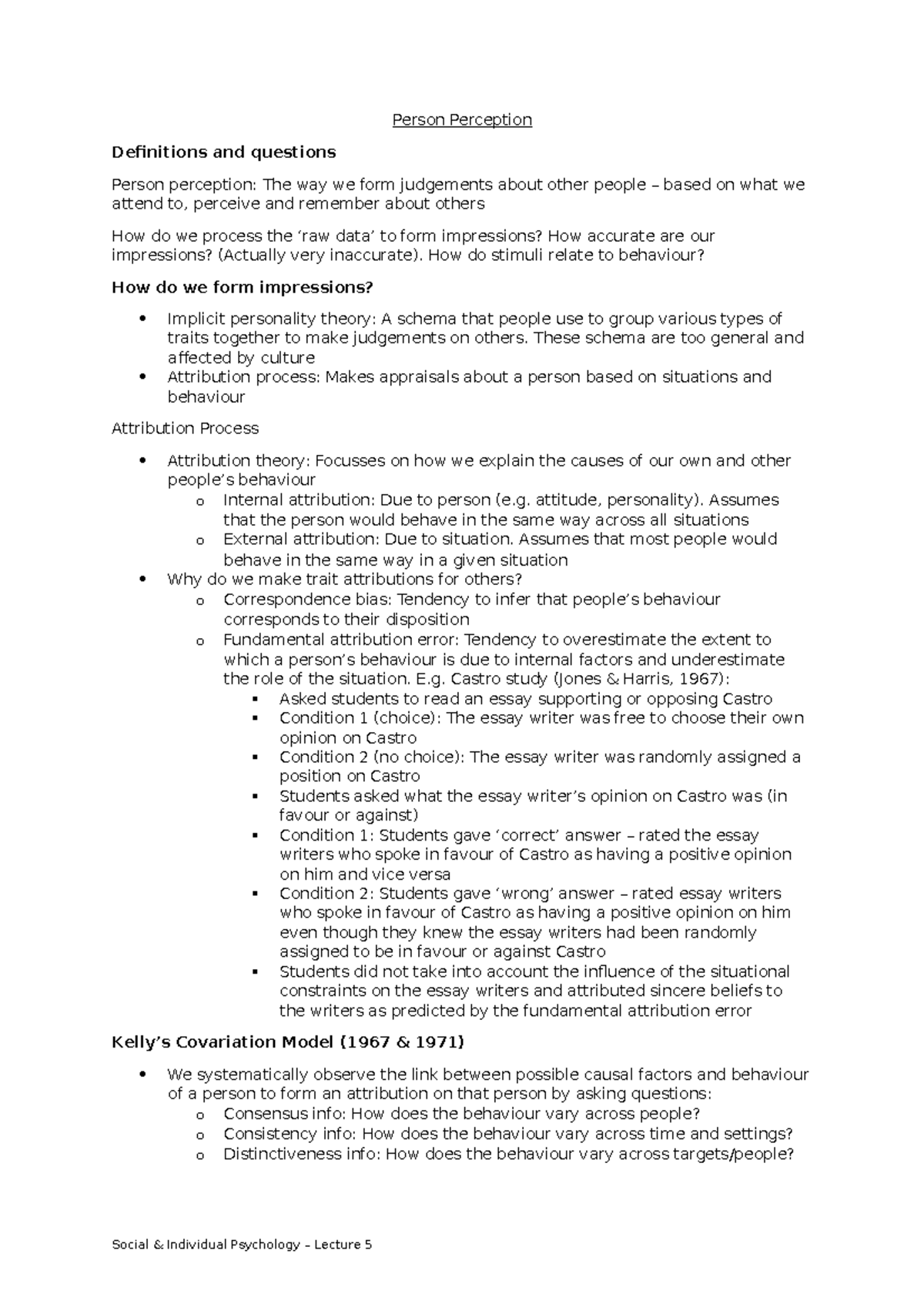 Social - Person Perception - Person Perception Definitions and ...