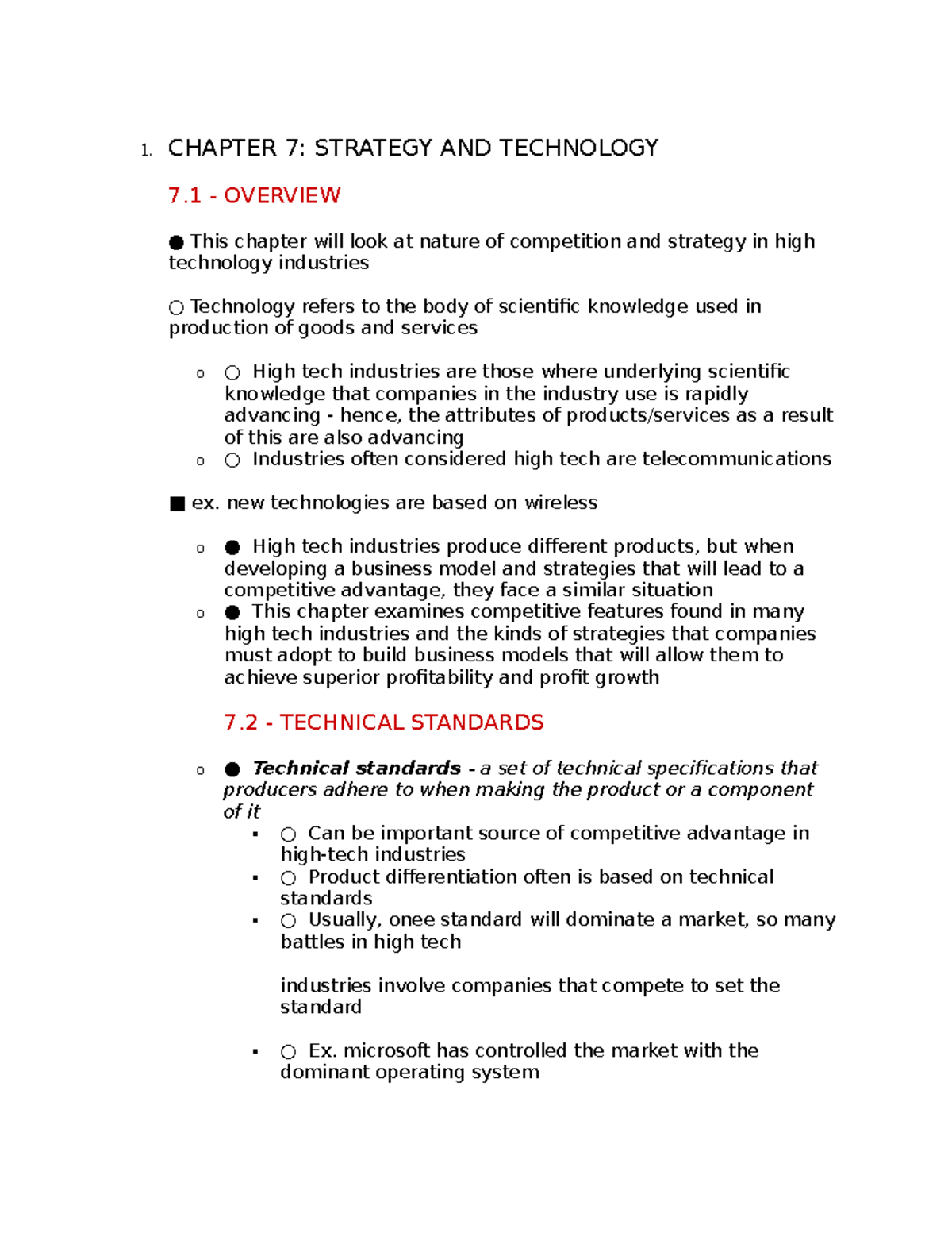 SGMT 300 0 - SGMT 3000 - 1. CHAPTER 7: STRATEGY AND TECHNOLOGY 7 ...