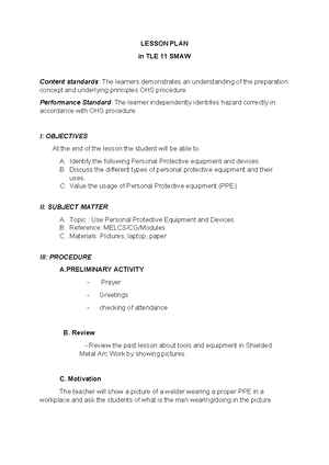 Lesson PLAN FOR Applied Economics - A SEMI-DETAILED LESSON PLAN IN ...