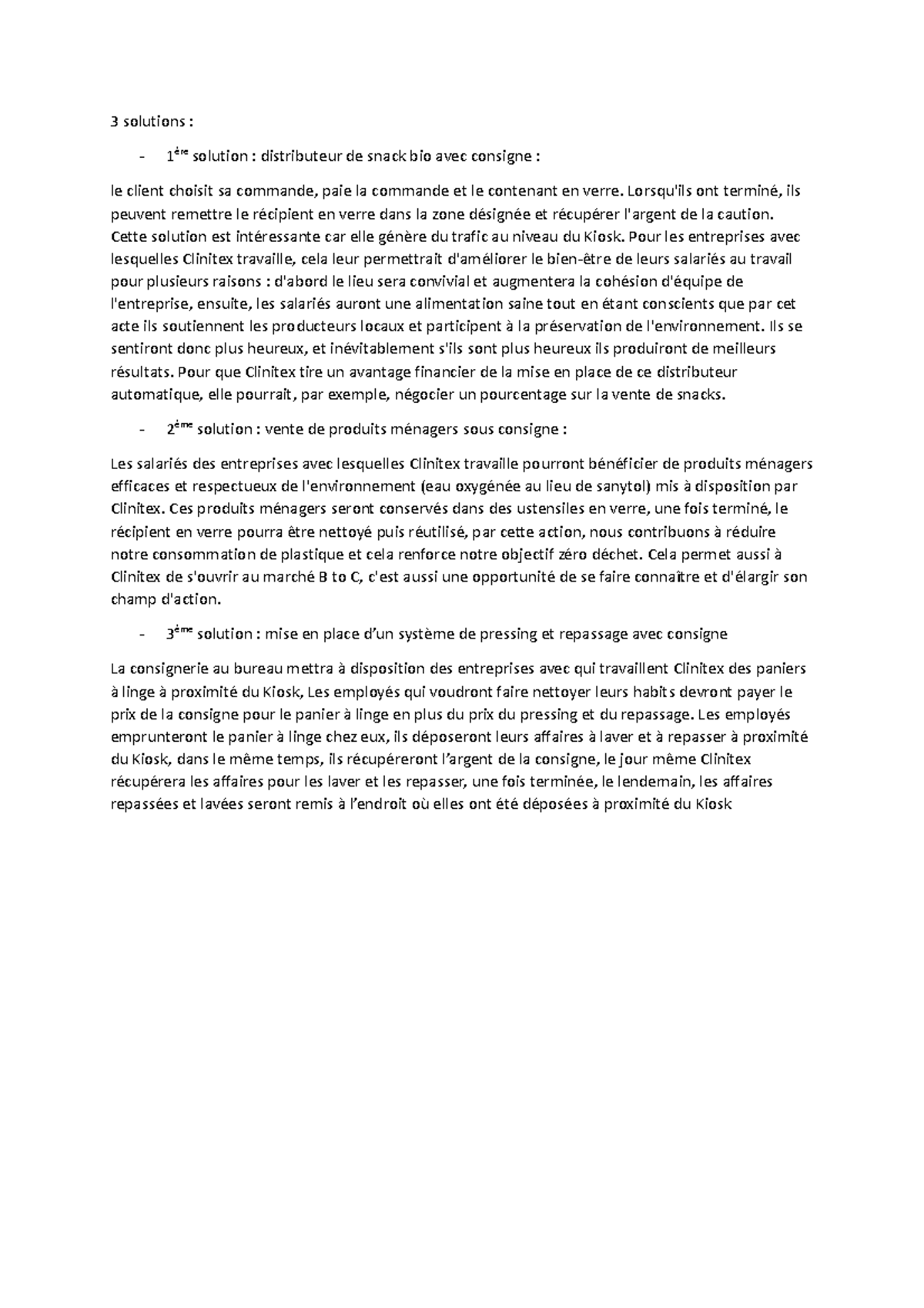 3 solutions PPP - ndod - 3 solutions : 1 ère solution : distributeur de ...