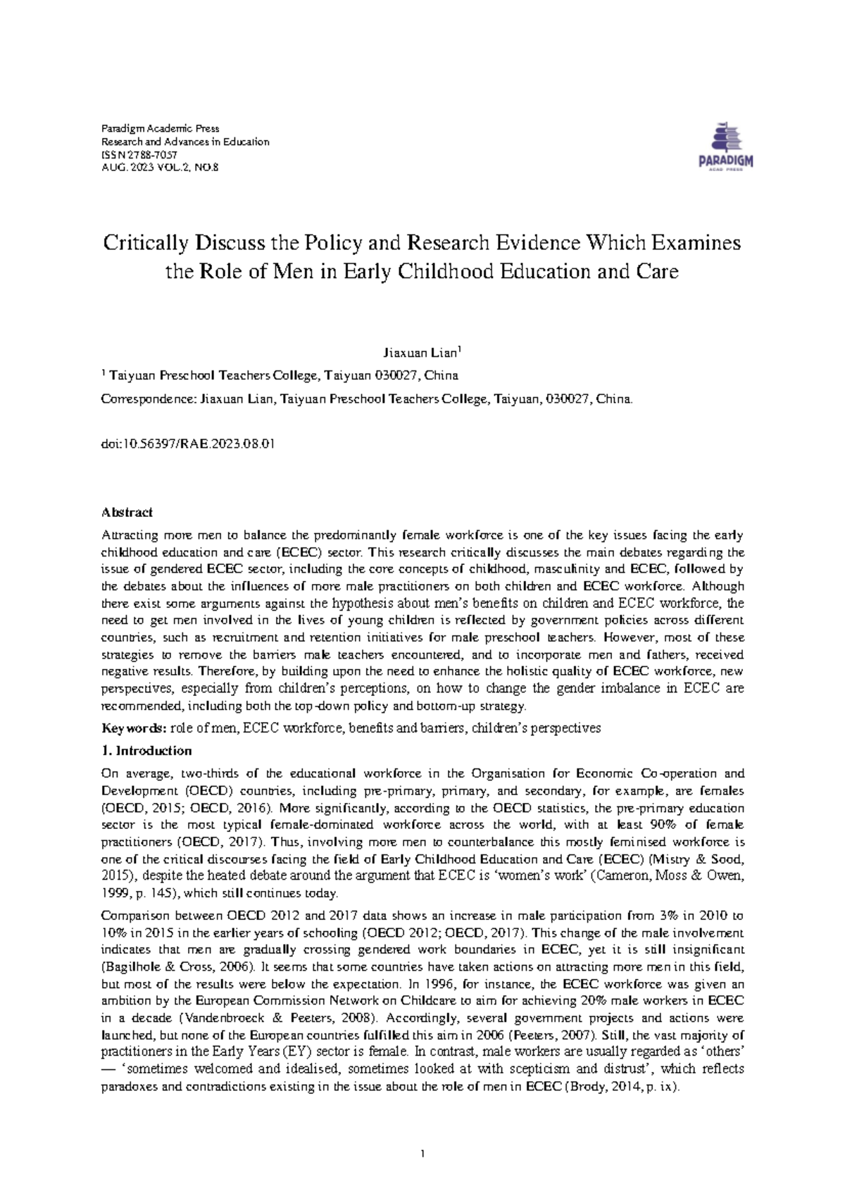 1-1686RAE2023 - Hope this could help. - Paradigm Academic Press ...