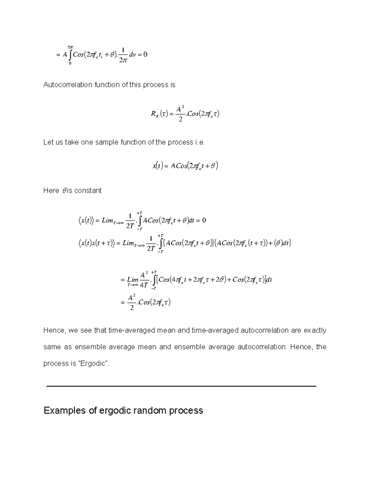 Chapter 4-3 - Complete notes on examples on ergodicity in ...