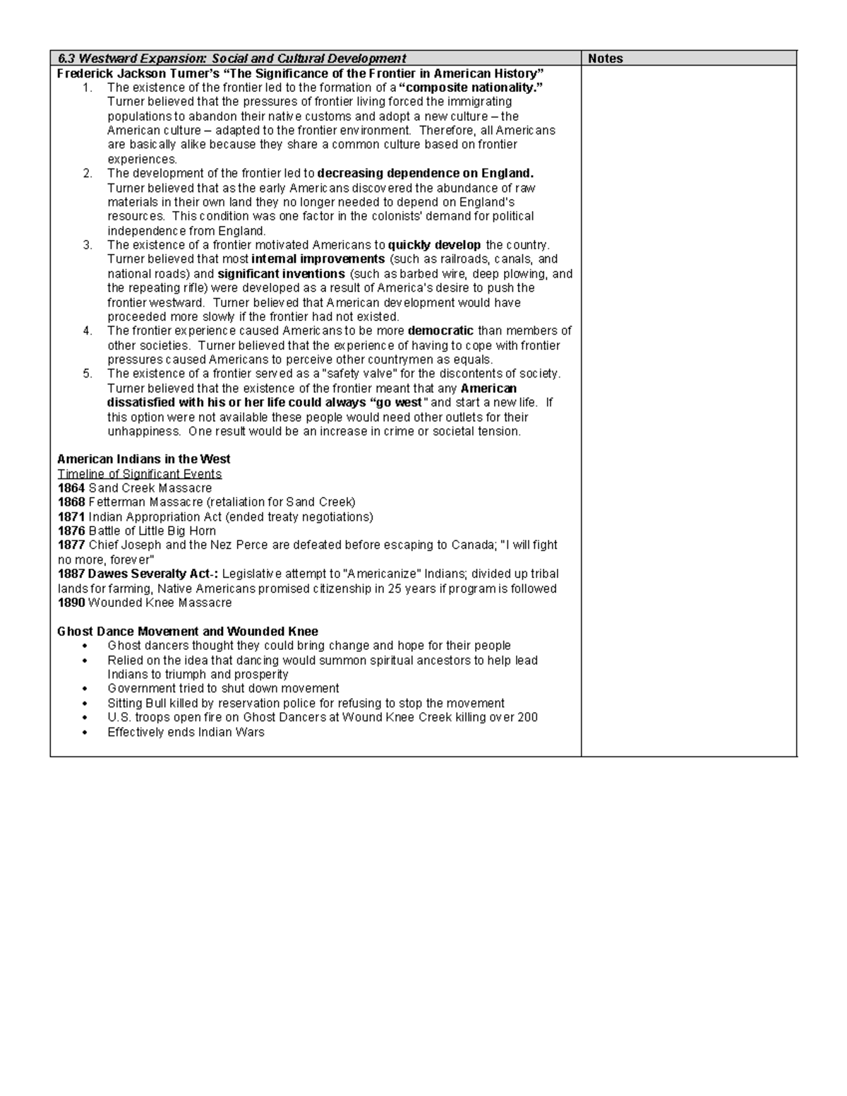 6.3 Westward Expansion-Social and Cultural Development - 6 Westward ...