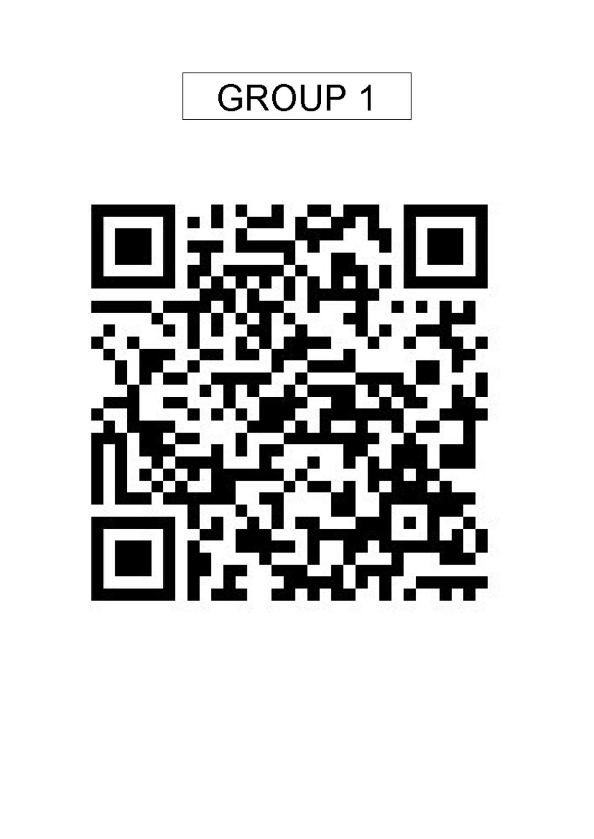 QR CODE - qr code activity - Bs- mathematics - GROUP GROUP - Studocu