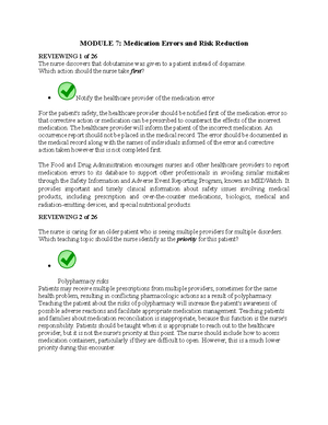 Module 3 - Principles of drug administration - MODULE 3: PRINCIPLES OF ...