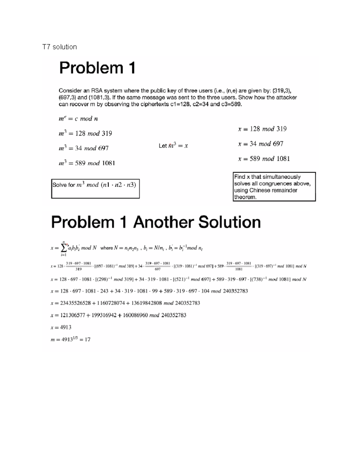 T7 solution - SOEN 321 - T7 solution -> - Studocu