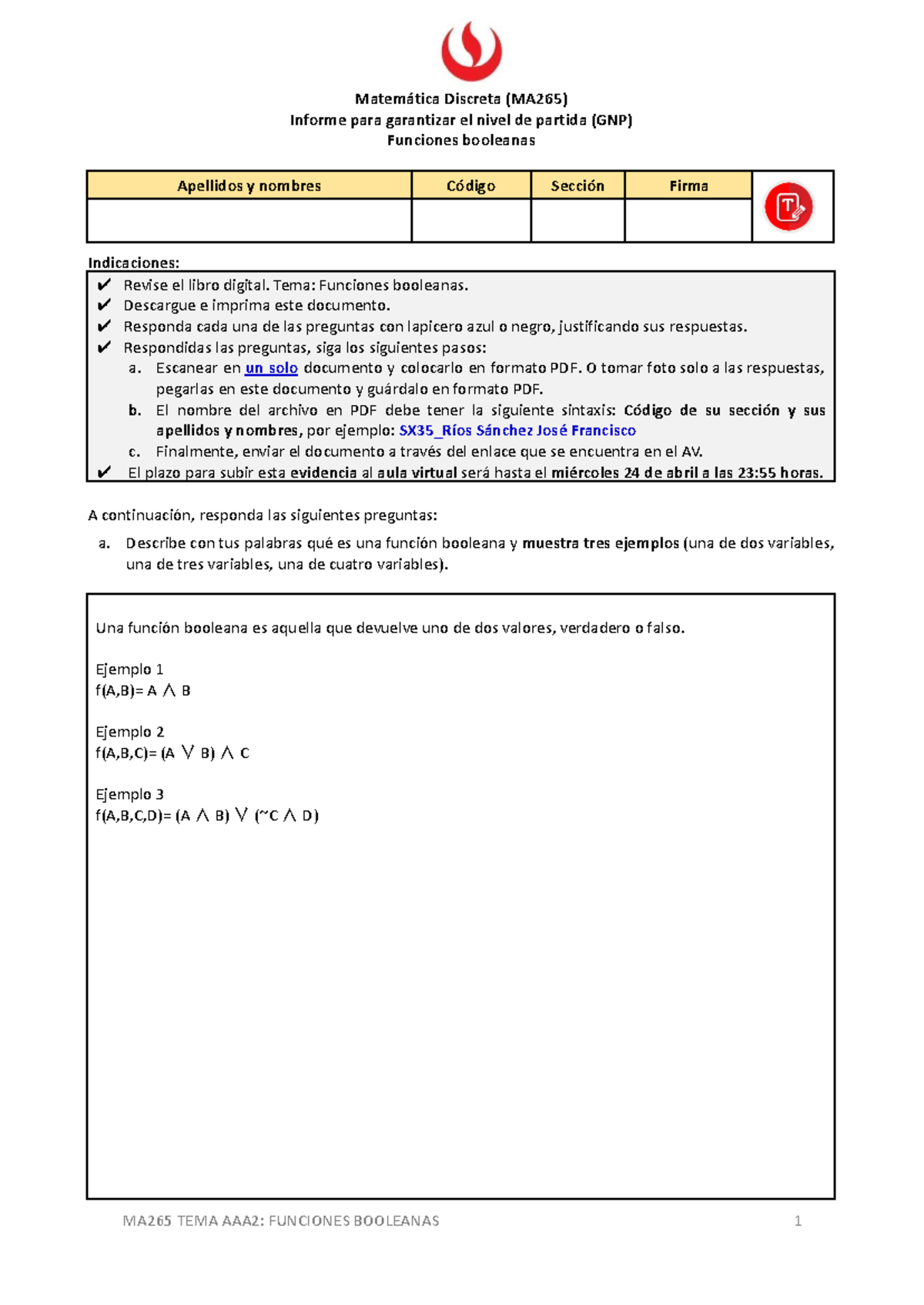 GNP2 MATE Discreta - GNP2 RESUELTO - Matemática Discreta (MA265 ...