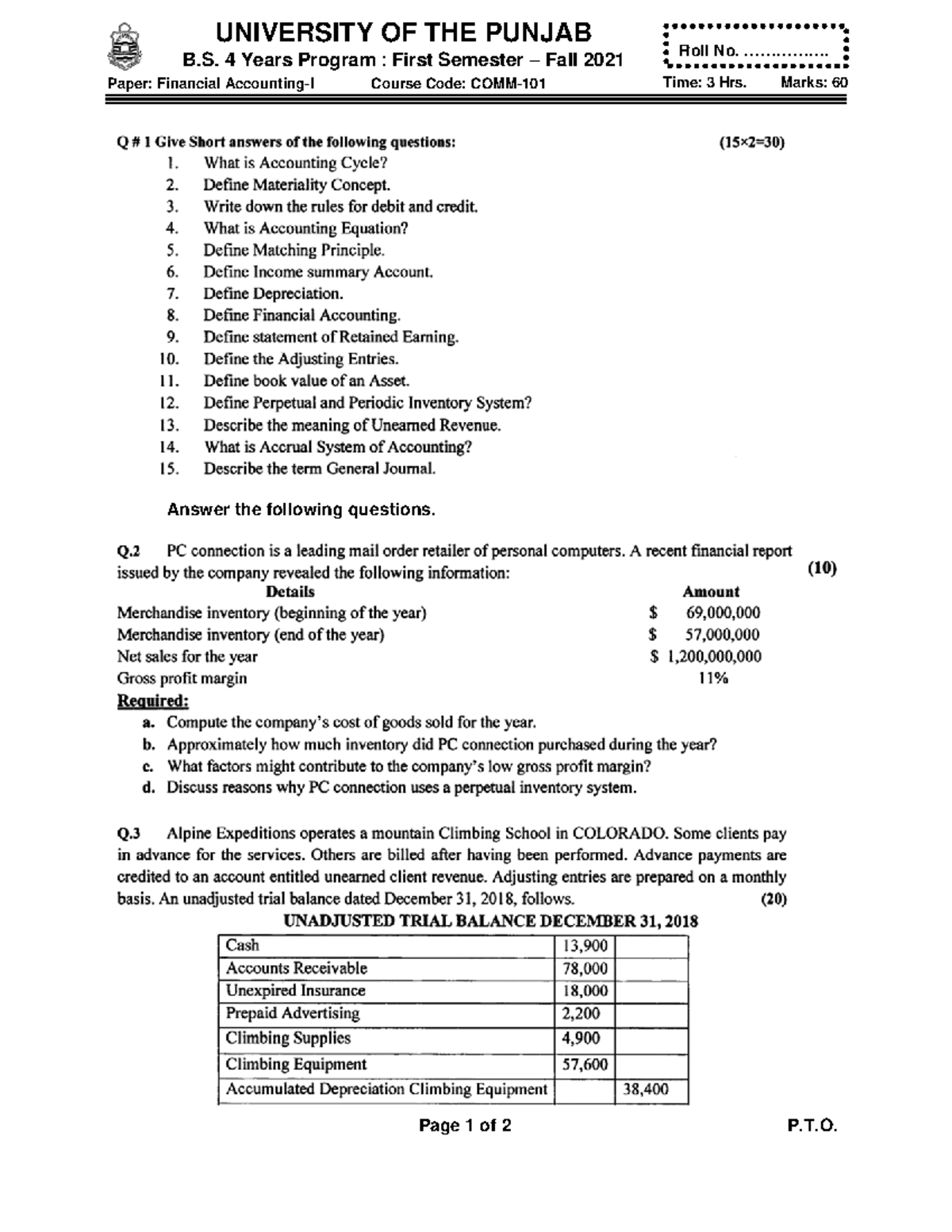 P2021 COMM-101 - Summary Manuale di Procedura Penale - bscs - Answer ...
