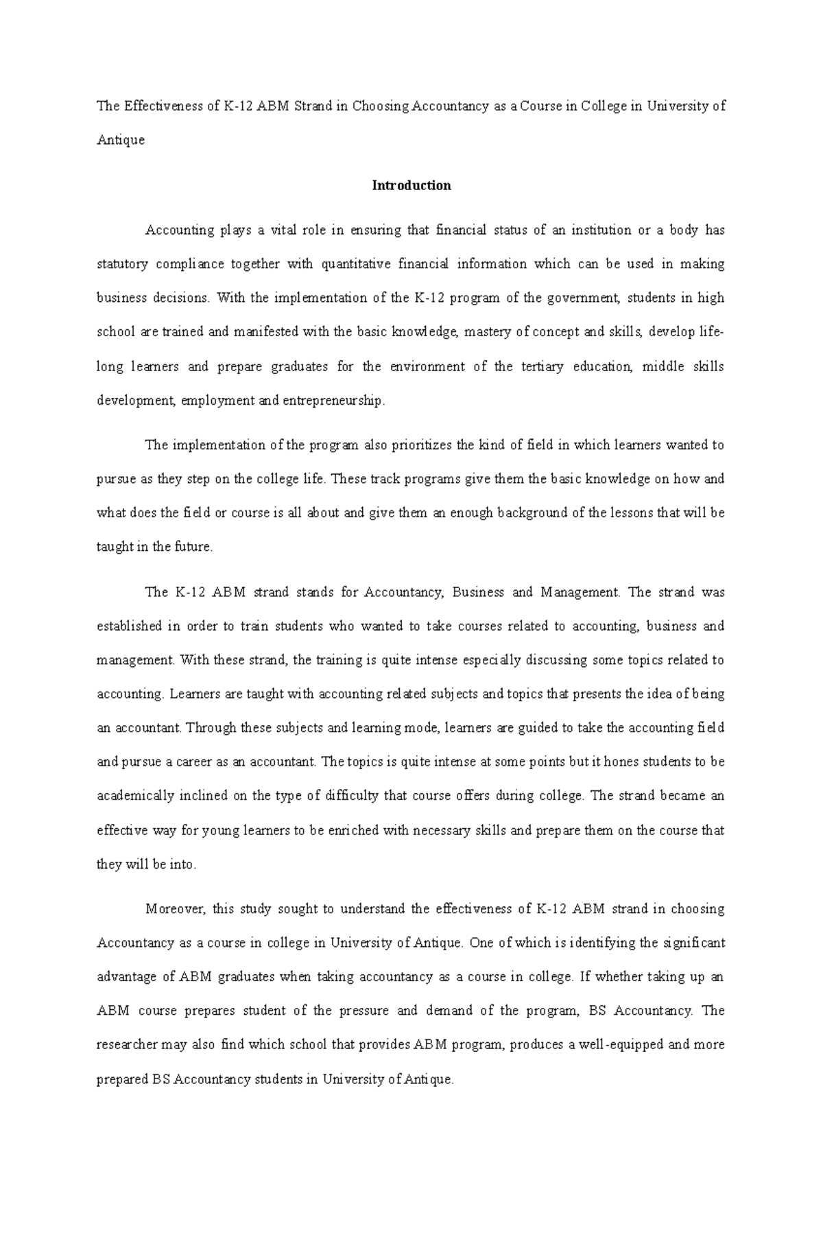 Inbound 8393928709558379311 - The Effectiveness of K-12 ABM Strand in ...