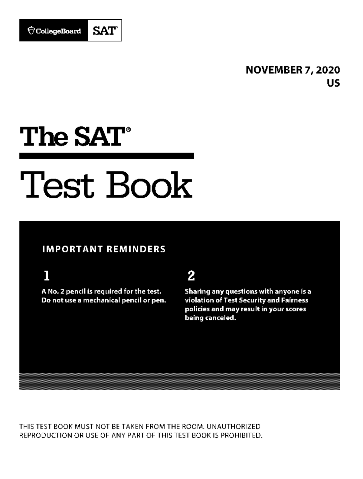 2020 November US SAT QAS Test Questions and Answers - Questions 1-10 ...