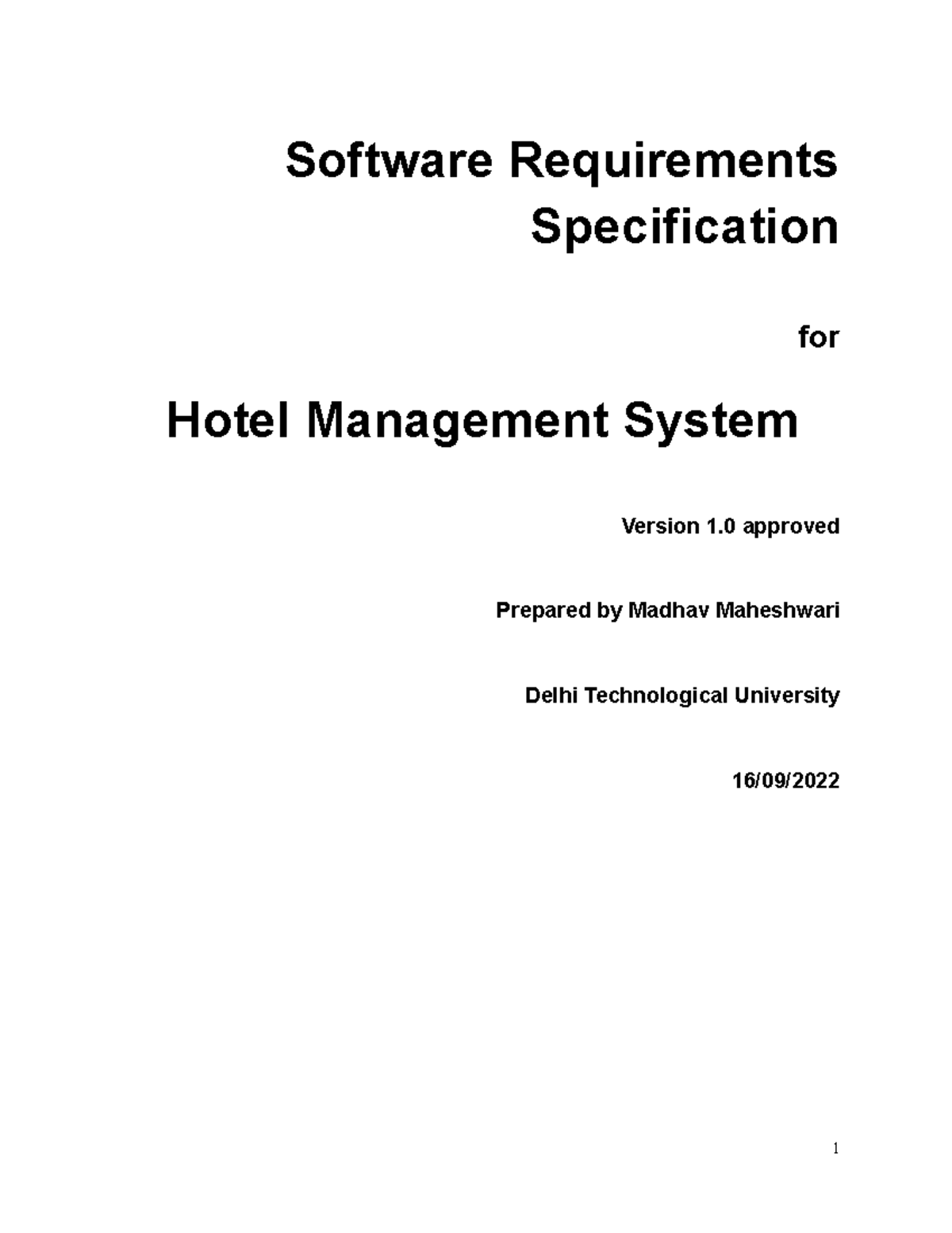 2K20 CO 246Madhav Maheshwari Hotel Management System - Software ...