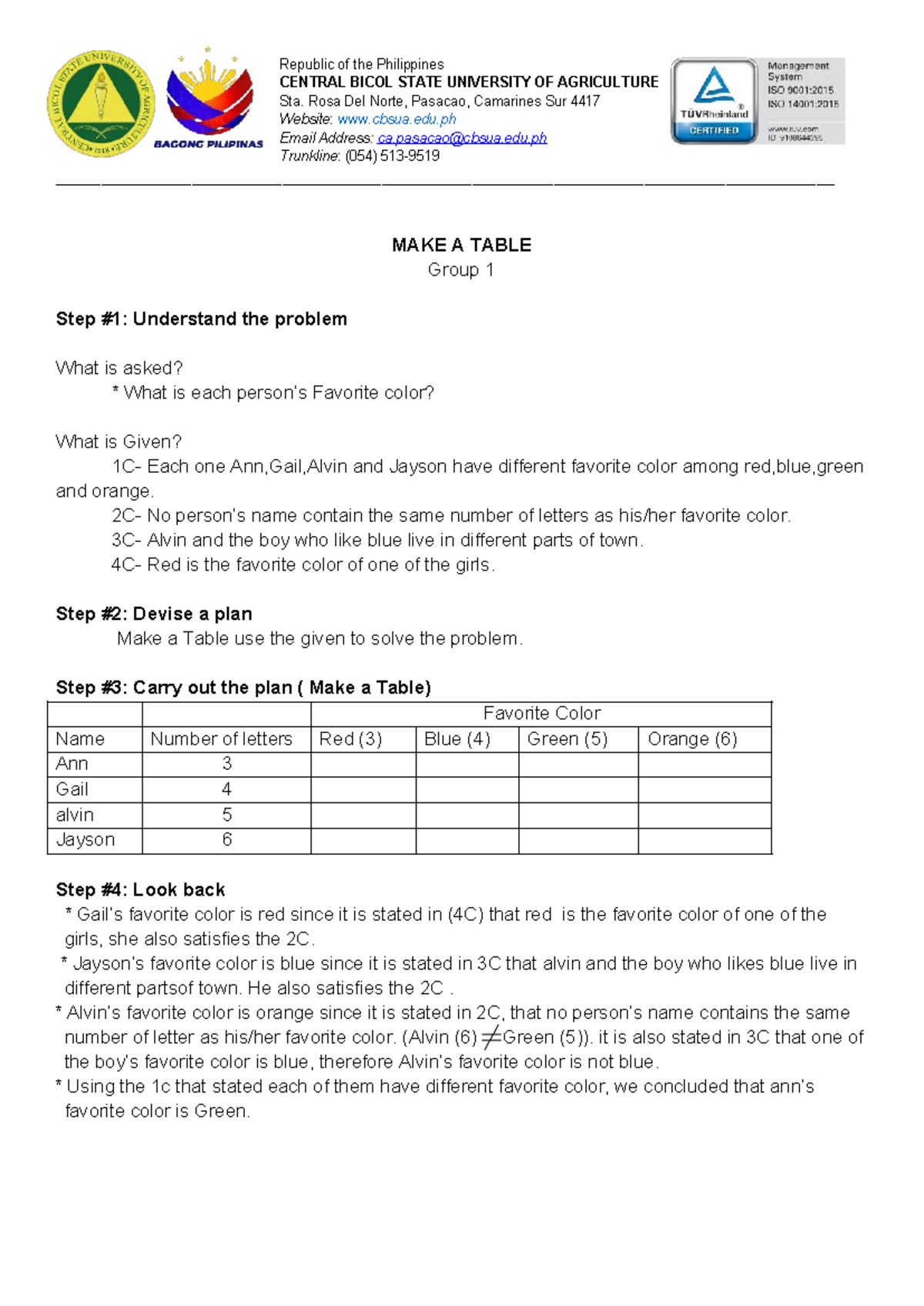 Ac #1 - notes - Republic of the Philippines CENTRAL BICOL STATE ...