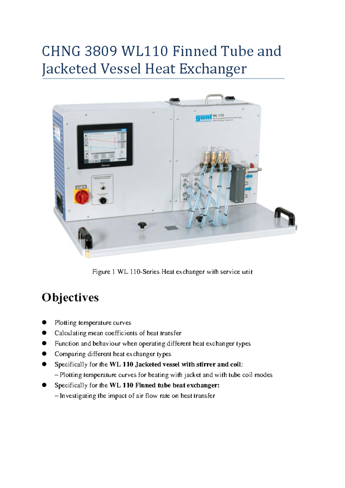 Fined tube and jacketed heat exchanger - CHNG 3809 WL110 Finned Tube ...
