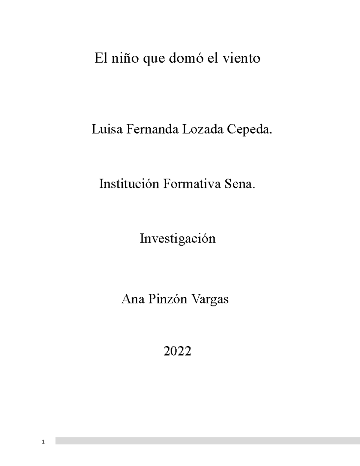 El niño que domó el viento, ensayo - 1 El niño que domó el viento ...