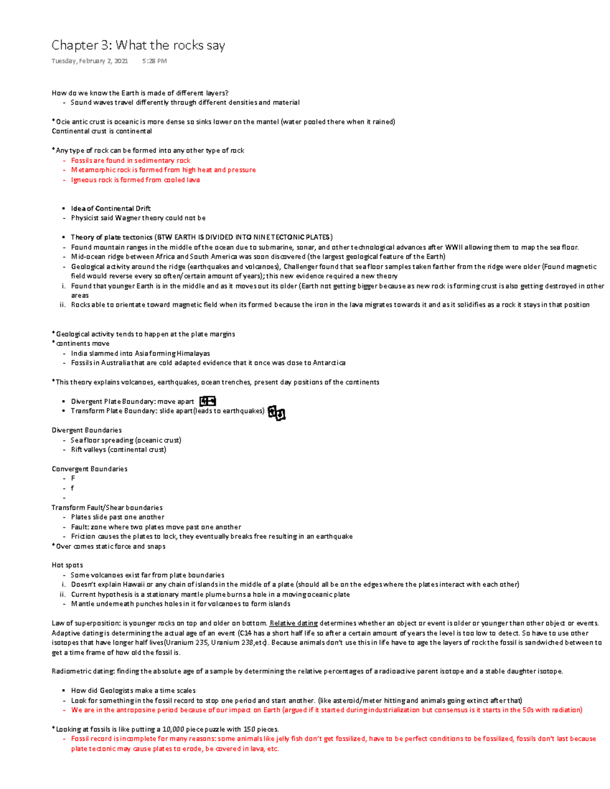 Chapter 3 - Lecture notes 3 - ,Žǁ ĚŽ ǁĞ ŬŶŽǁ ƚŚĞ ĂƌƚŚ ŝƐ ŵĂĚĞ ŽĨ ...