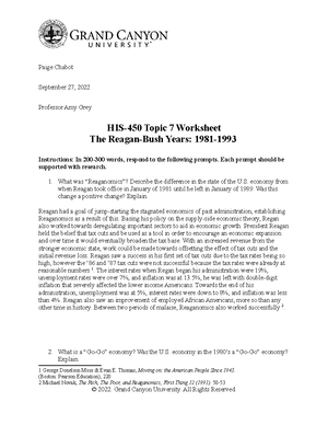 HIS-450 Topic 3 The Early 1960s and Civil Rights Worksheet - HIS-450 ...