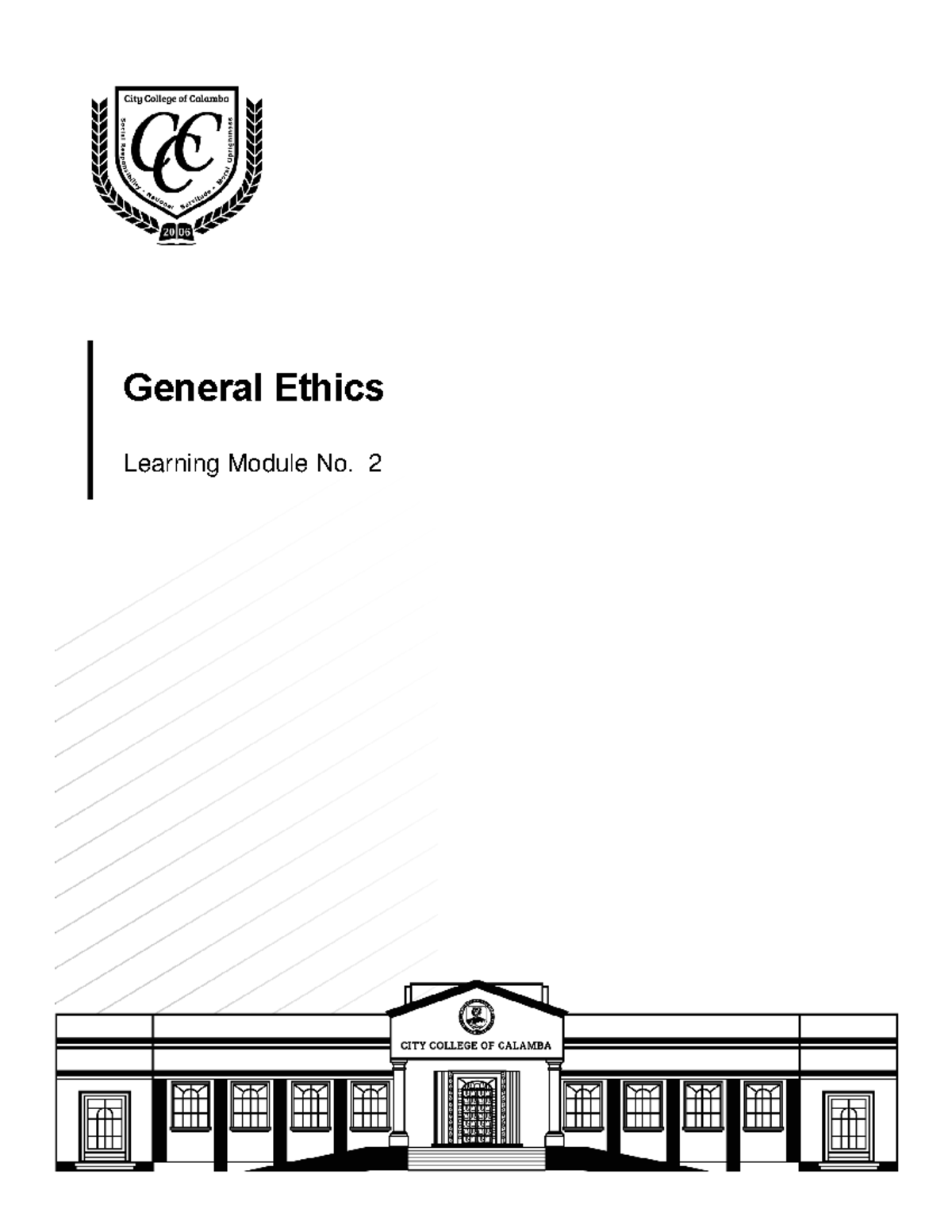 Ethics Module 2Lesson 1-21 - Learning Module No. 2# General Ethics ...