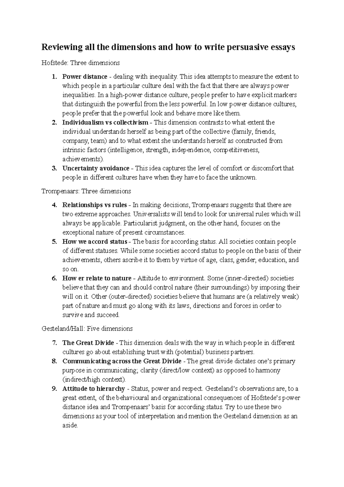 Reviewing all the dimensions and how to write persuasive essays - This ...