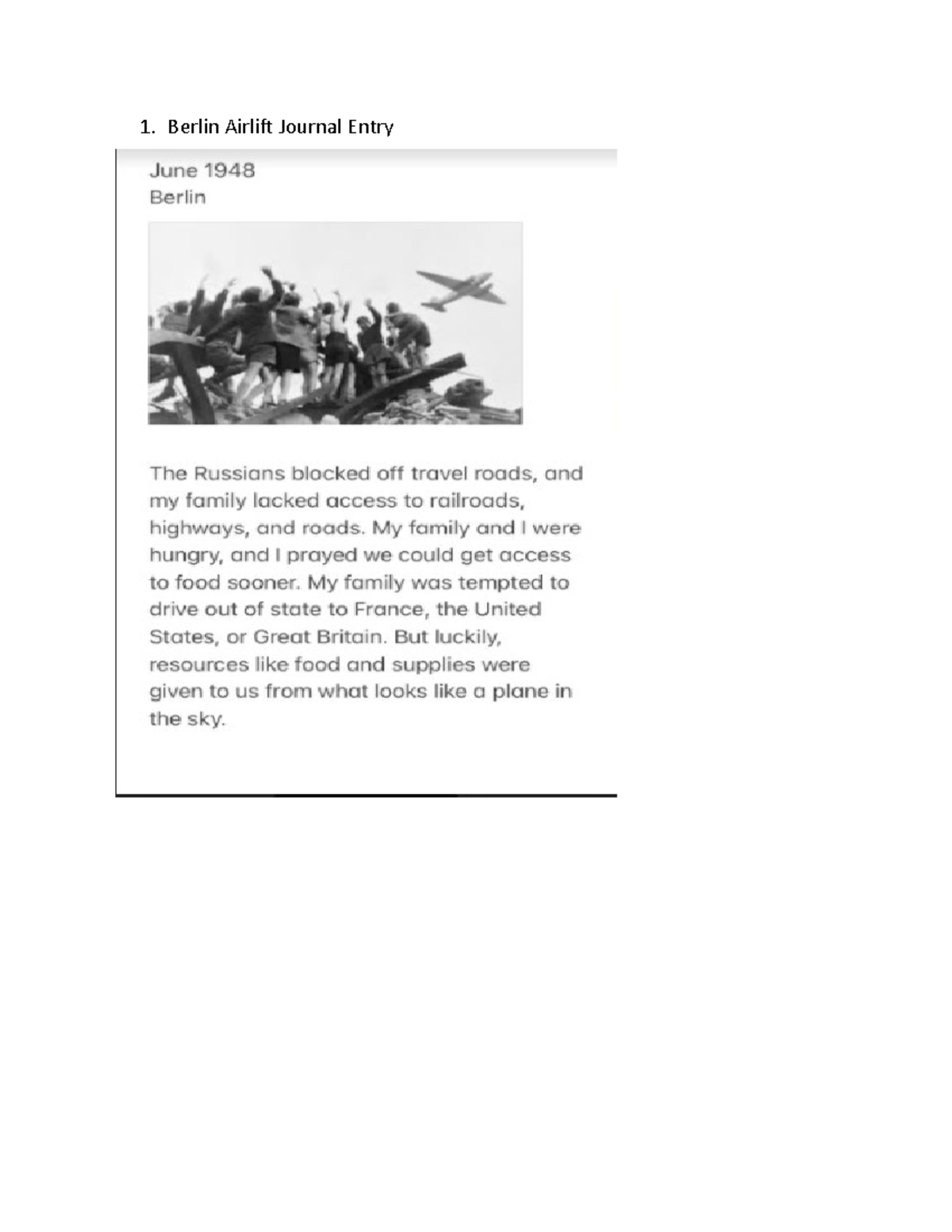 Cold War project - HIST 1301 - HCC - Studocu