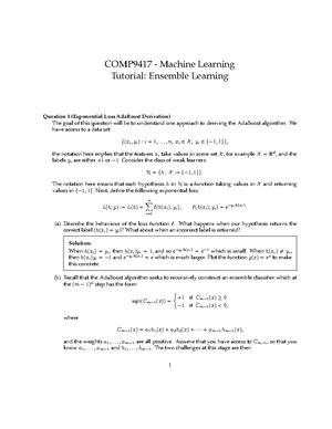 Week 1 Tutorial Solution - COMP9417 - Machine Learning Tutorial ...