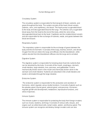 Human Biology (BSC 2020) - lecture notes on Human Biology (BSC 2020 ...