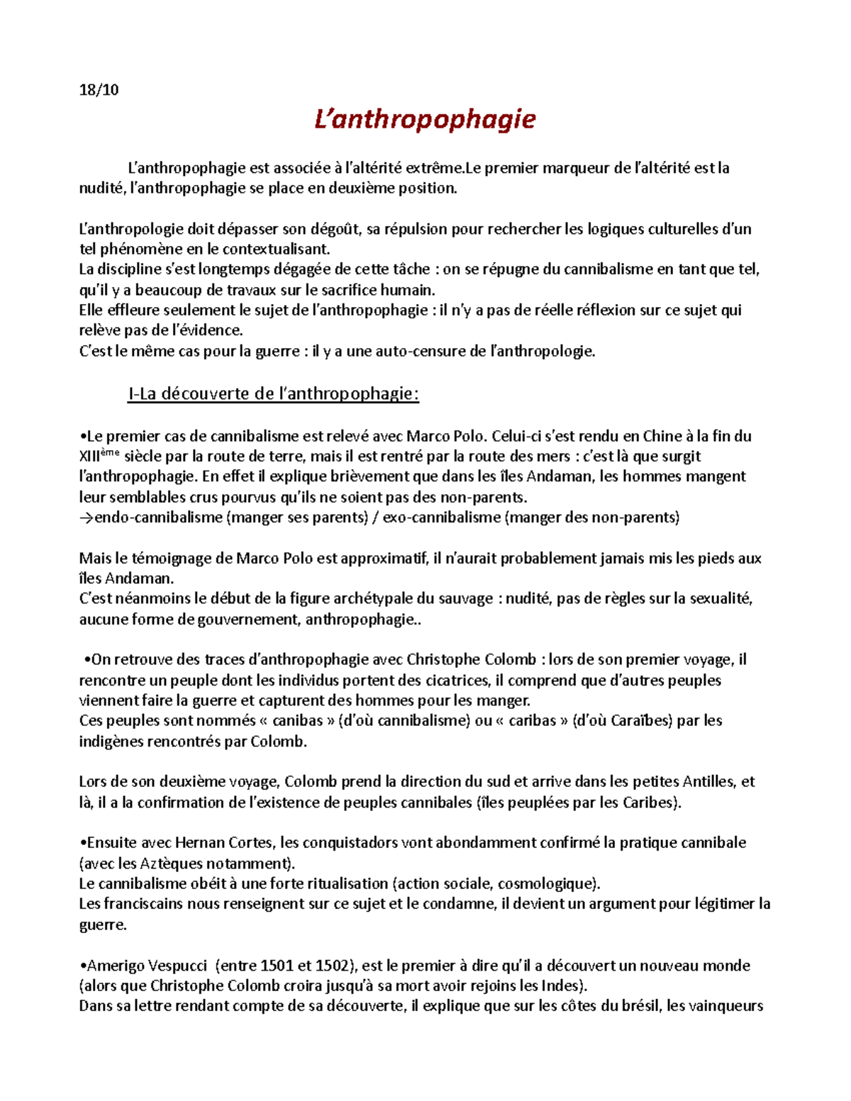 CM4-L'anthropophagie - Warning: TT: undefined function: 32 Warning: TT ...