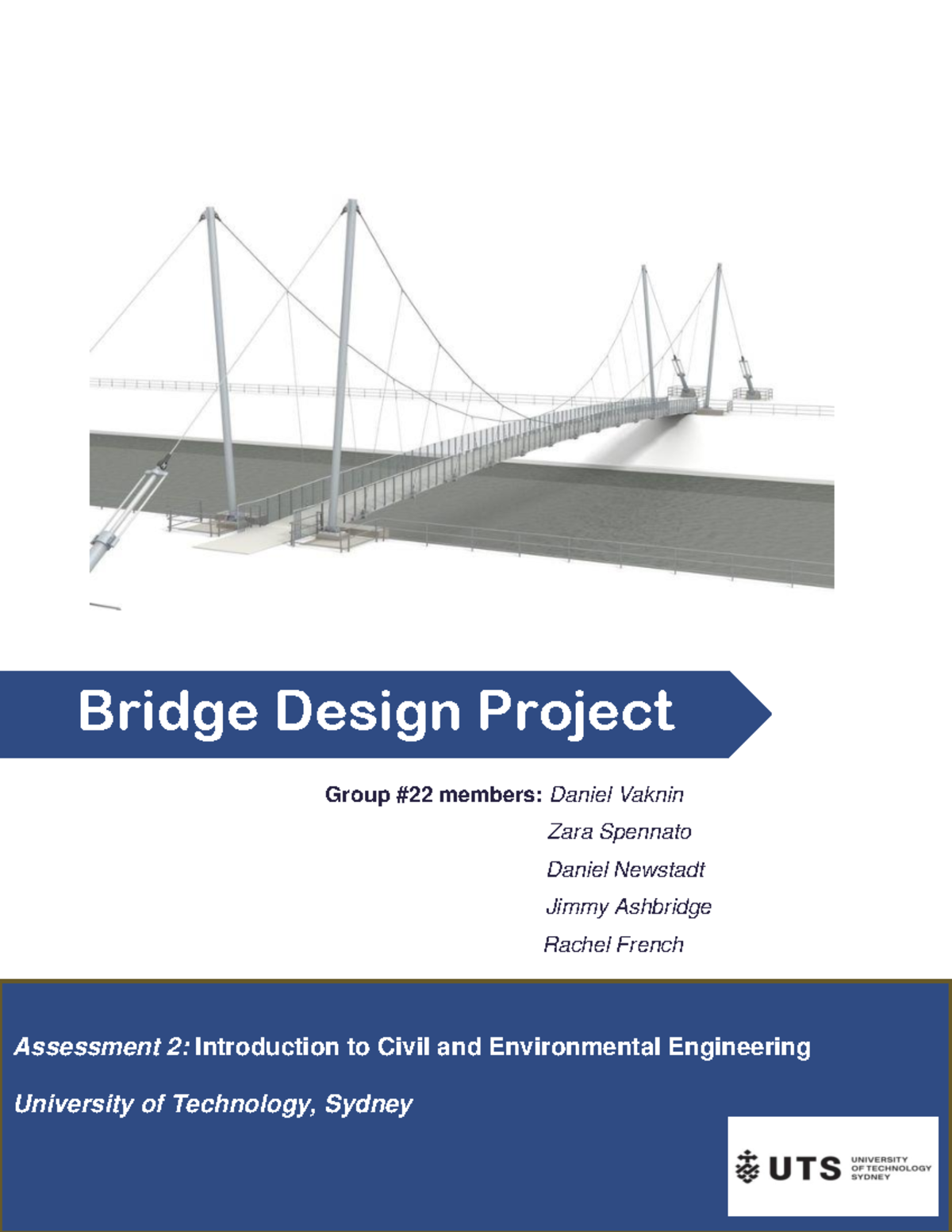Assessment 2 Final - Group #22 members: Daniel Vaknin Zara Spennato ...