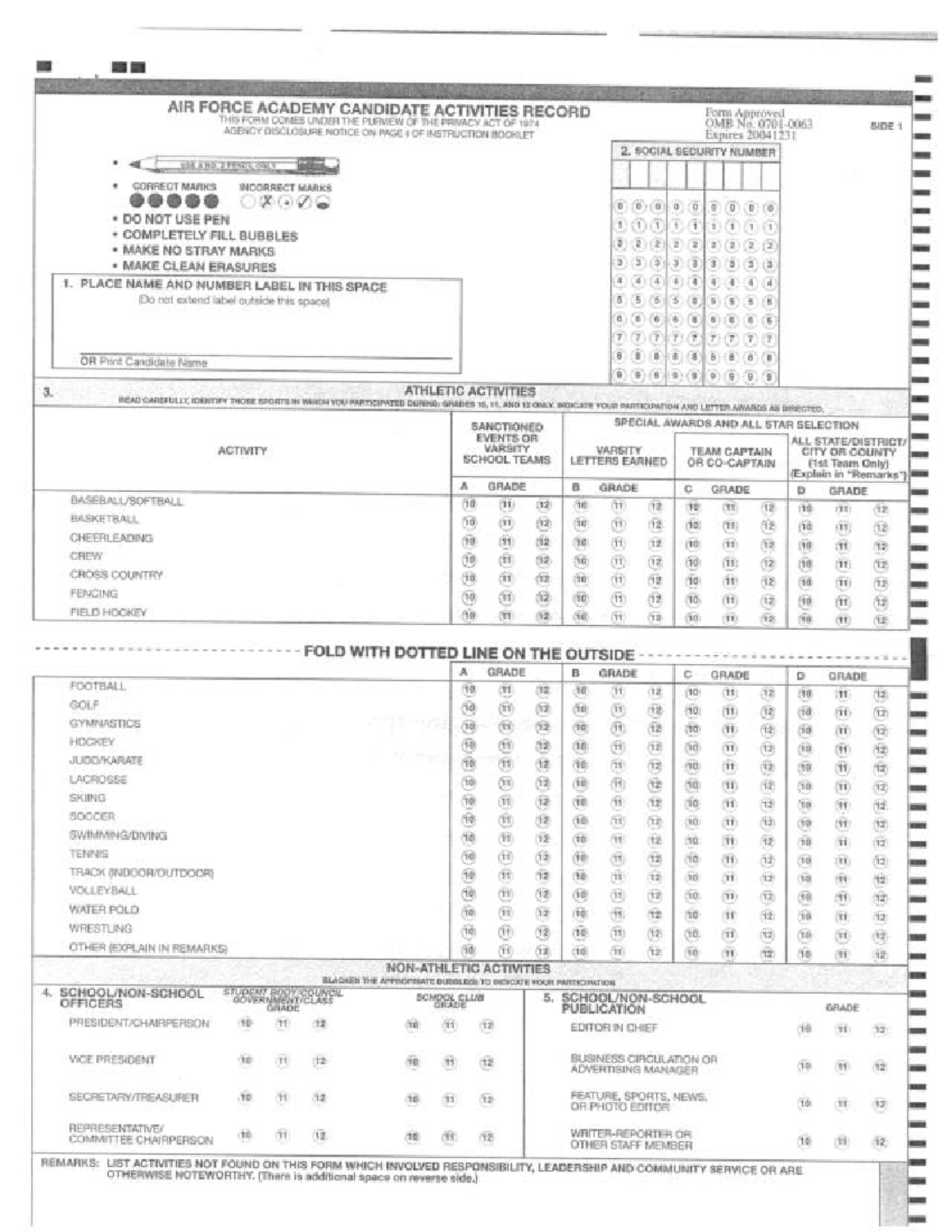 Usafa Form 147 - blah - FNP 592 - Studocu