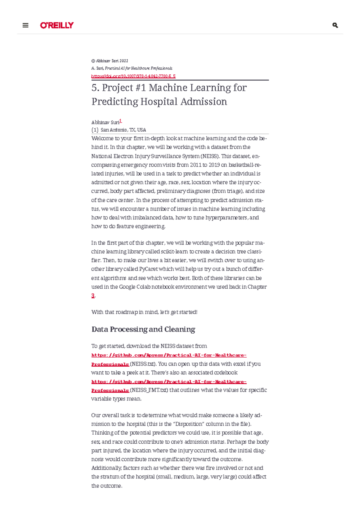 5. Project #1 Machine Learning for Predicting Hospital Admission ...