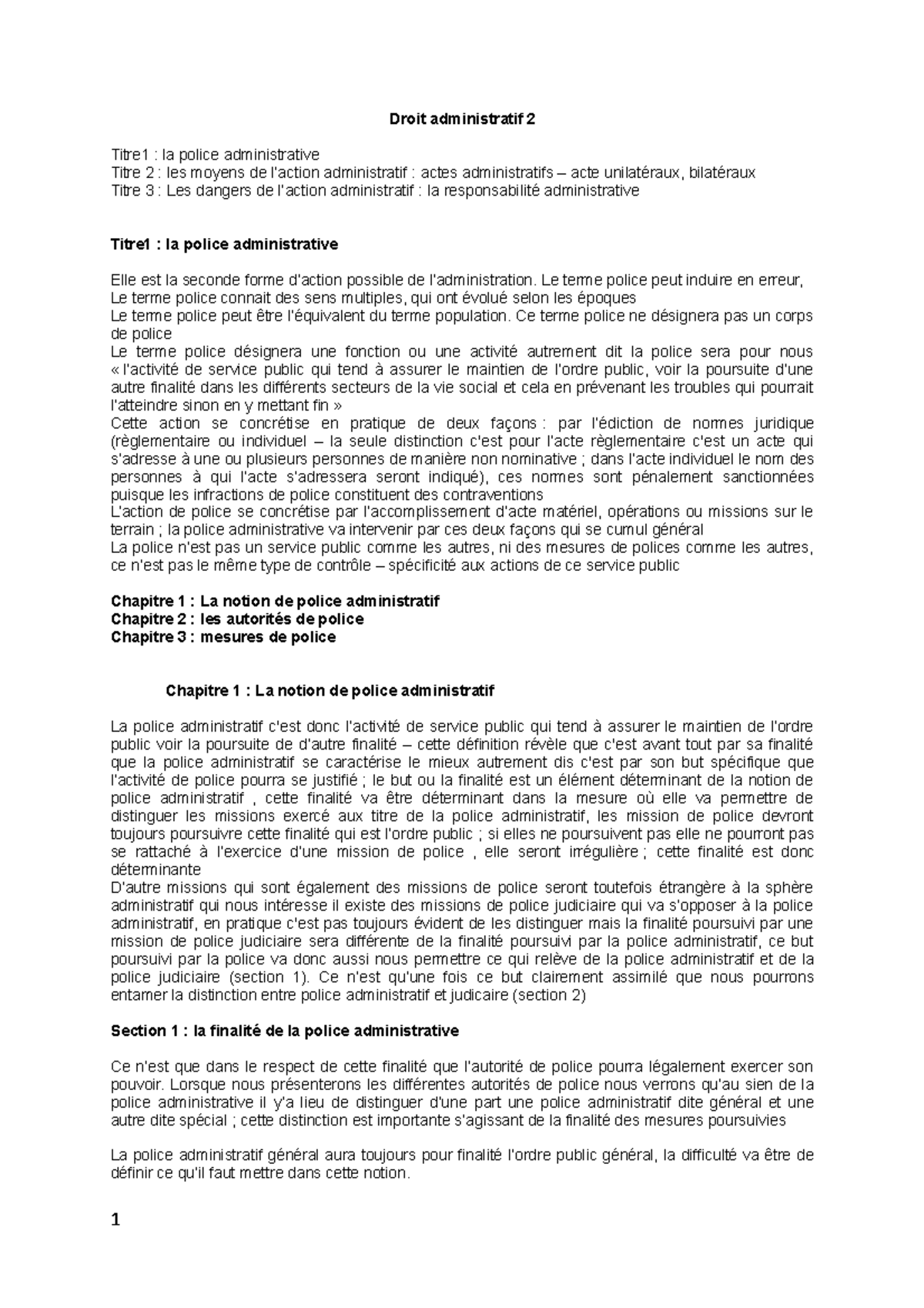 CM administratfi S4 - Droit administratif L2S4 - Droit administratif 2 ...