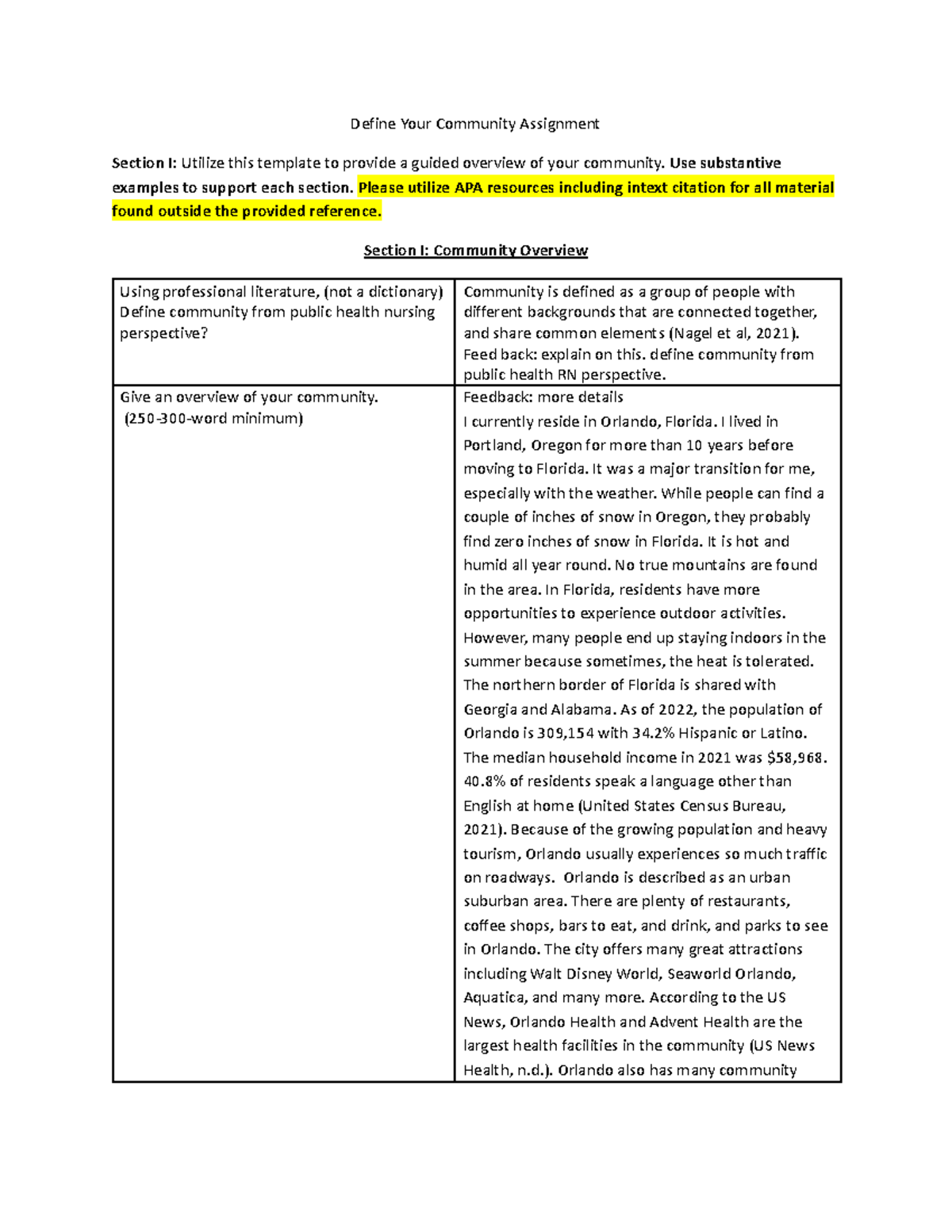 Week 1-Define Your Community SU22 Final - Define Your Community ...